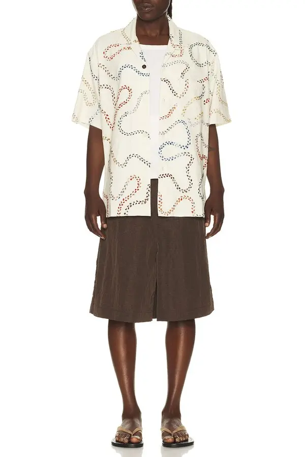 KARDO Ronen Shirt In Black - Natural