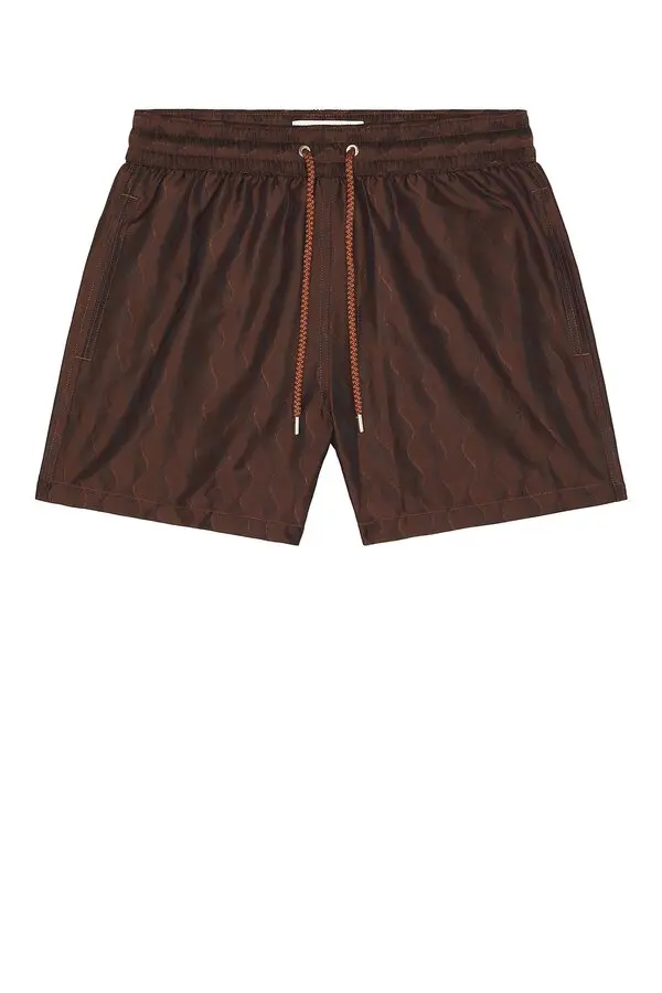 Frescobol Carioca Rio Swim Short - Brown