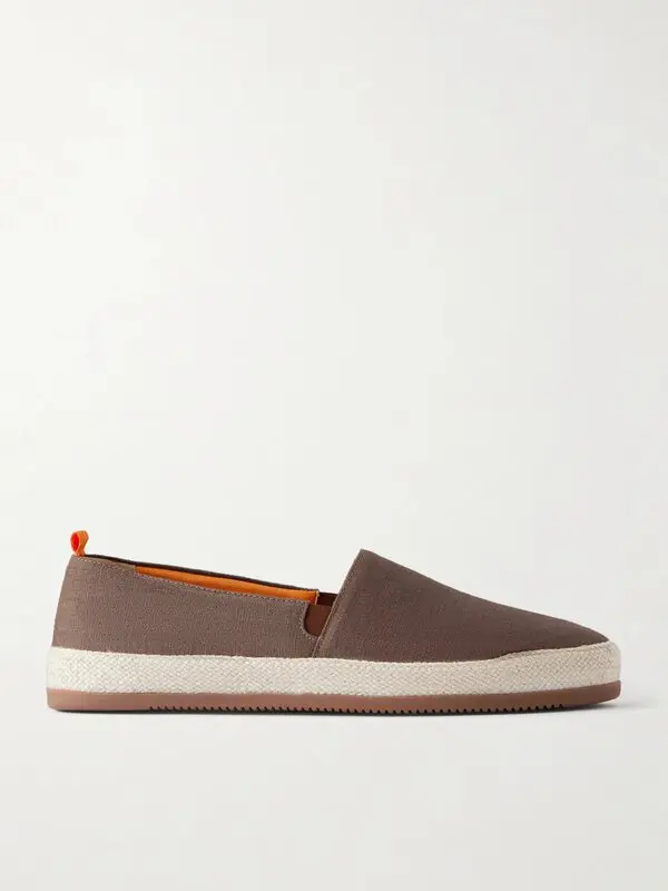 Mulo Canvas Espadrilles - Brown