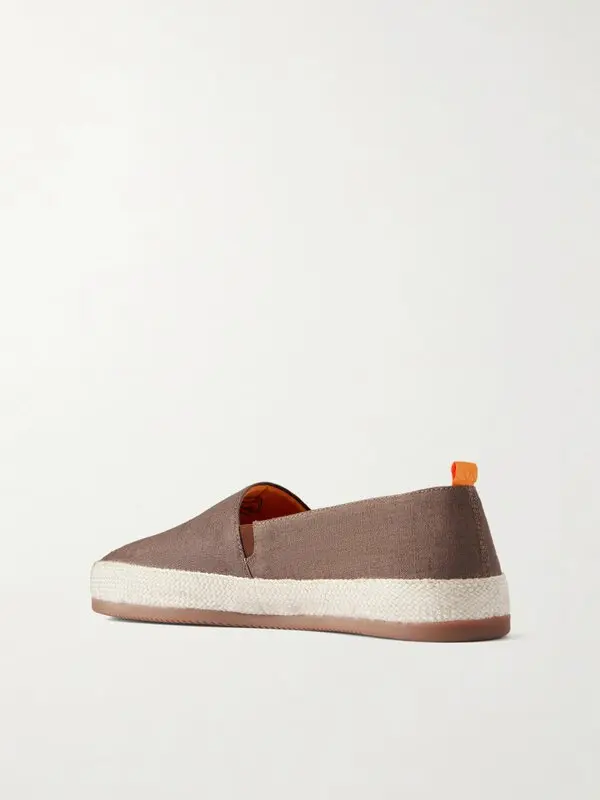 Mulo Canvas Espadrilles - Brown