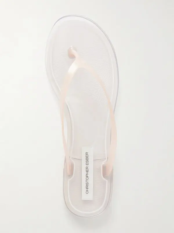 Christopher Esber Jo Pvc Flip Flops - Neutrals