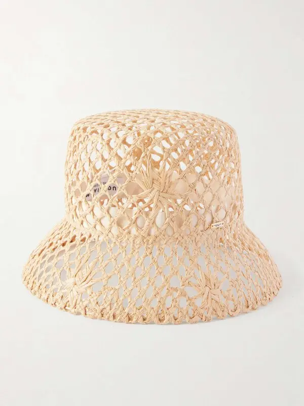 Eugenia Kim Jonah Raffia Bucket Hat - Neutral