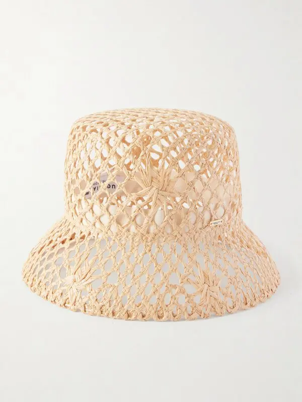 Eugenia Kim Jonah Raffia Bucket Hat - Neutrals