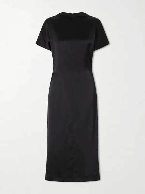 Tove Satin Midi Dress