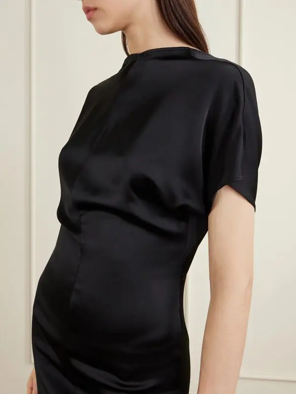 Tove Satin Midi Dress