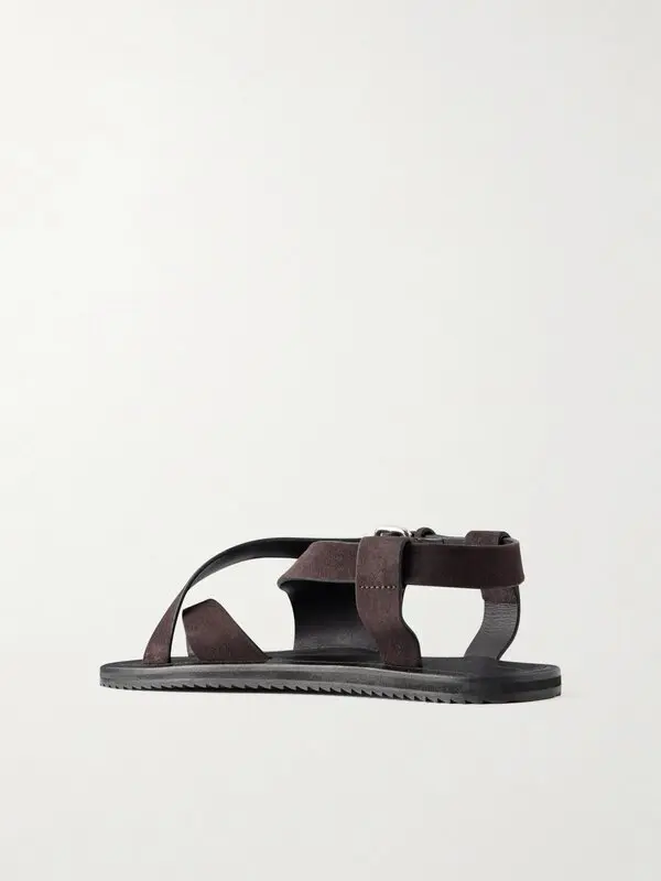 A.emery Ora Suede Sandals - Brown