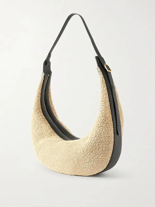 Khaite Augustina Raffia Shoulder Bag
