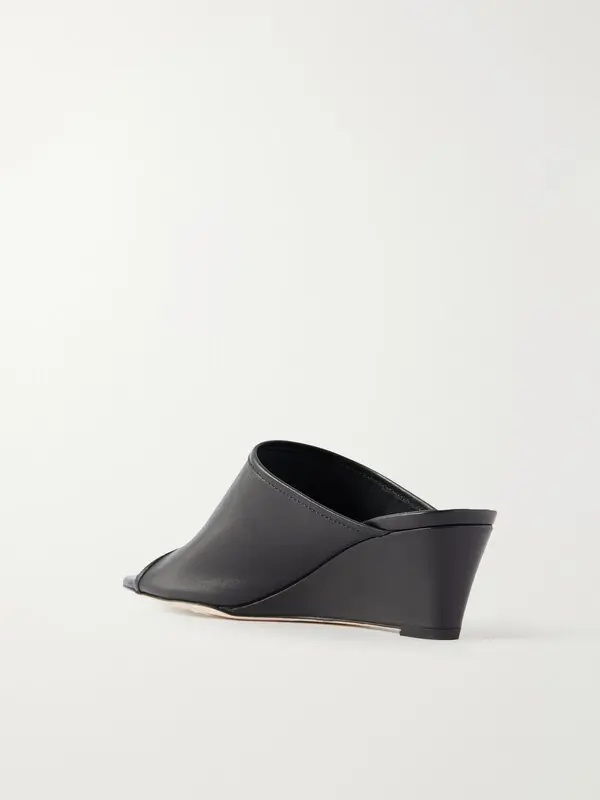AeydĒ Suzanne Leather Wedge Sandals