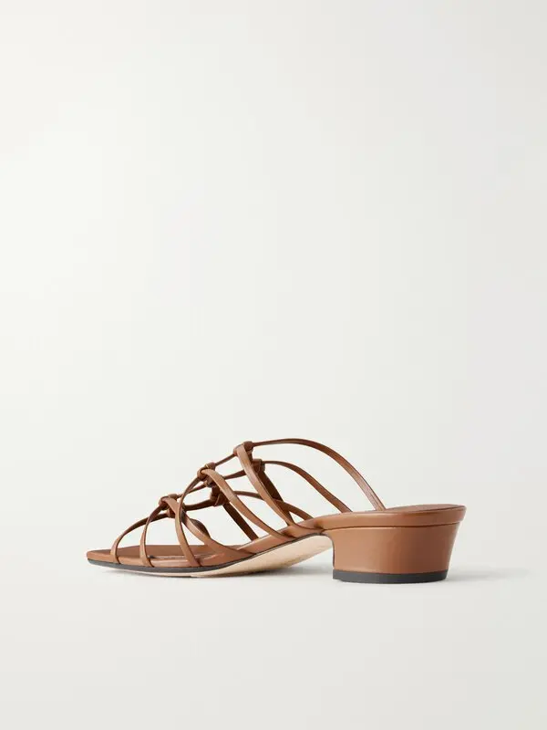 AeydĒ Tahla Woven Leather Sandals