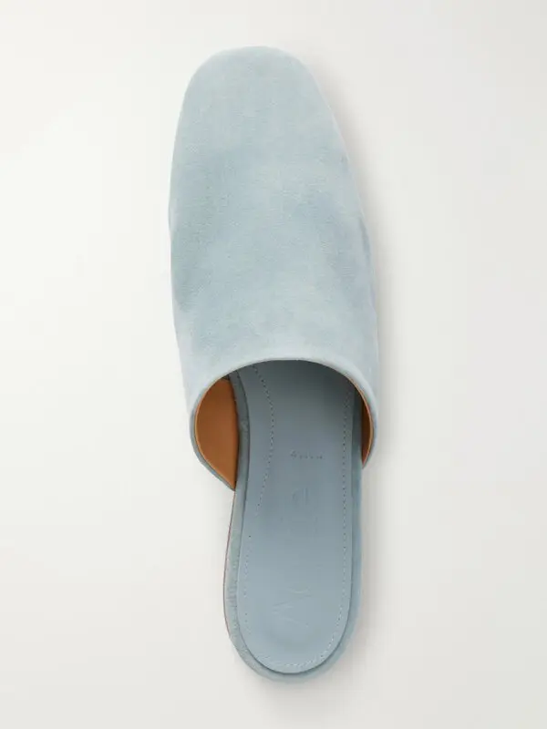 AeydĒ Rega Suede Slides - Blue