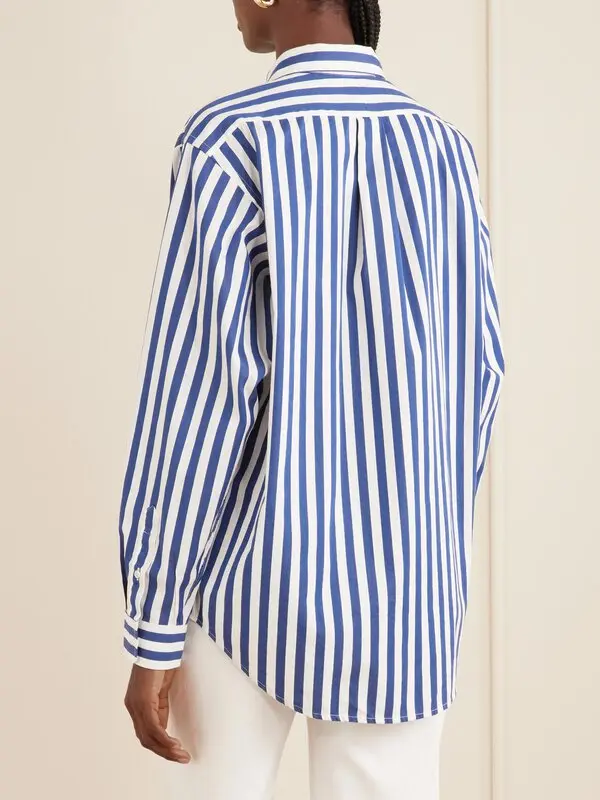 Aimé Leon Dore Striped Cotton-poplin Shirt