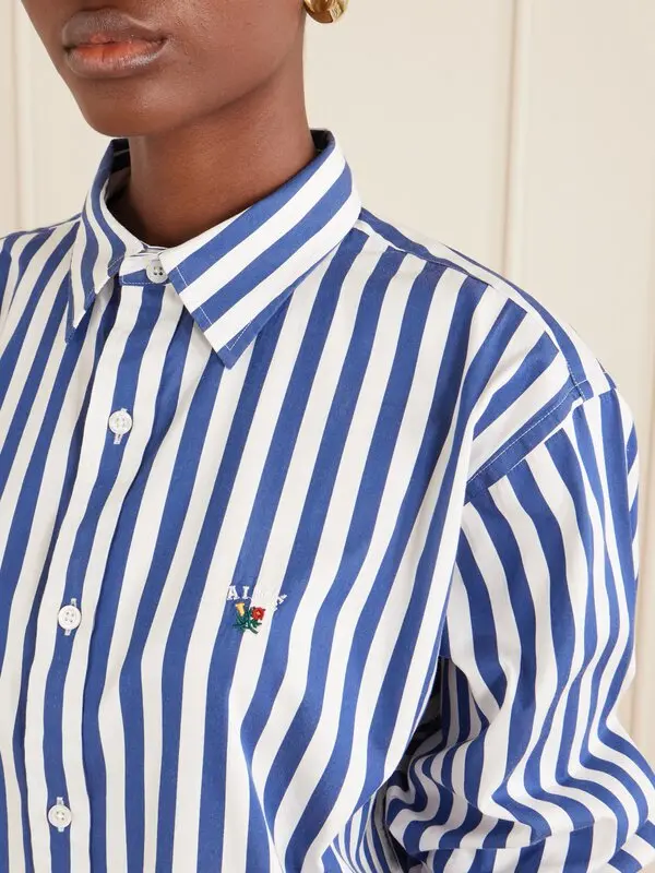 Aimé Leon Dore Striped Cotton-poplin Shirt