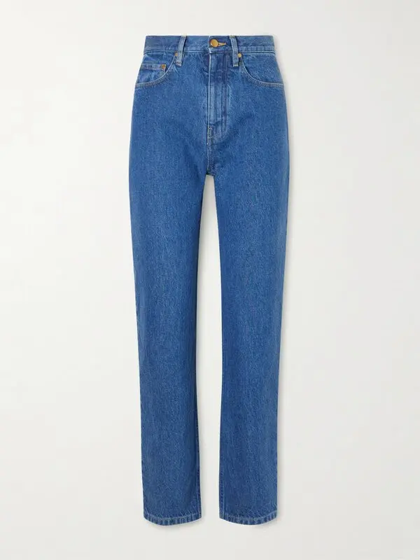 JIL SANDER Mid-rise Tapered Jeans