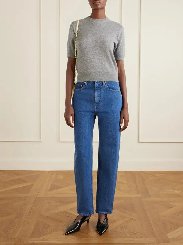 JIL SANDER Mid-rise Tapered Jeans