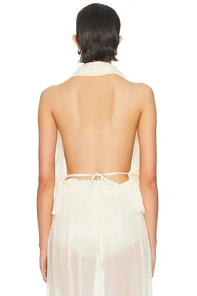 AYA MUSE Palli Top - Ivory