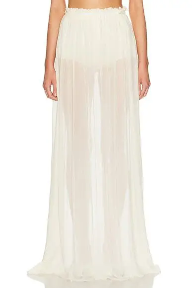 AYA MUSE Maxi Skirt - Ivory