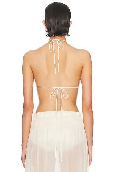 Chan Luu Beaded Halter Top