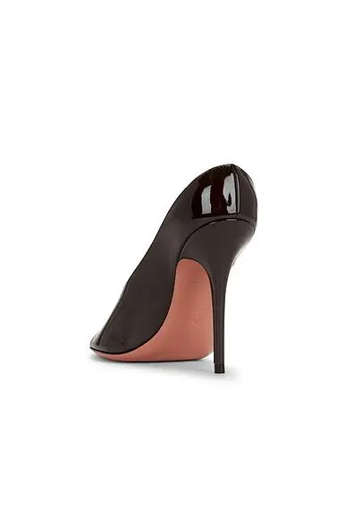 Amina Muaddi Anok 105 Patent Slipper Mule