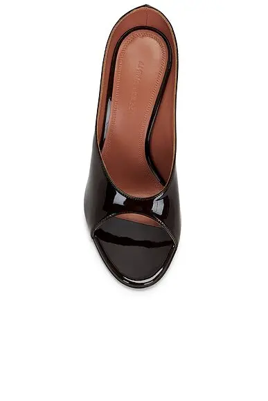 Amina Muaddi Anok 105 Patent Slipper Mule