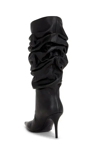 Amina Muaddi Anok 105 Latex Bootie