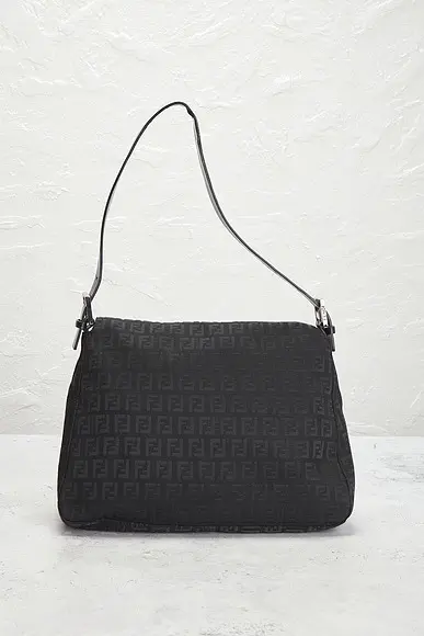 Fendi Zucchino Mama Baguette Shoulder Bag