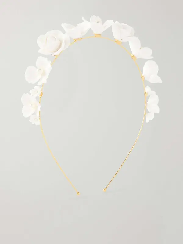 JENNIFER BEHR Karissa Headband - Ivory