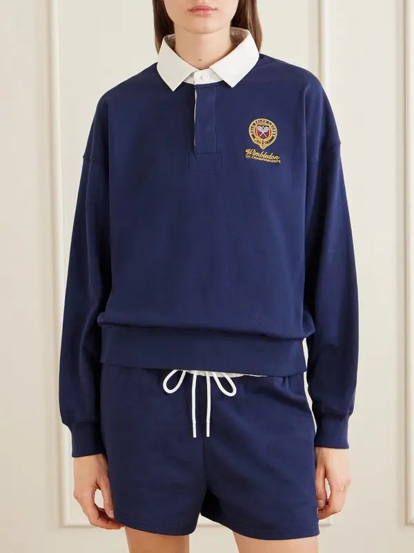 Polo Ralph Lauren Logo-appliqué Cotton Sweatshirt - Blue