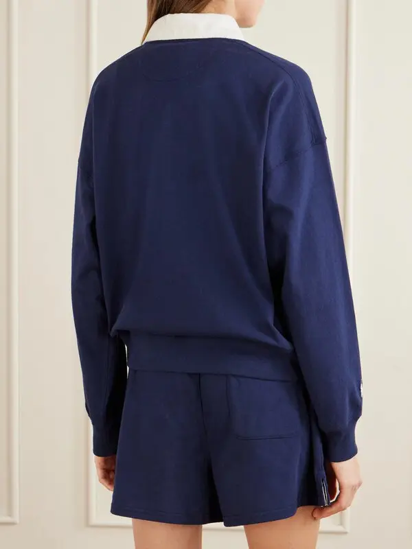 Polo Ralph Lauren Logo-appliqué Cotton Sweatshirt - Blue
