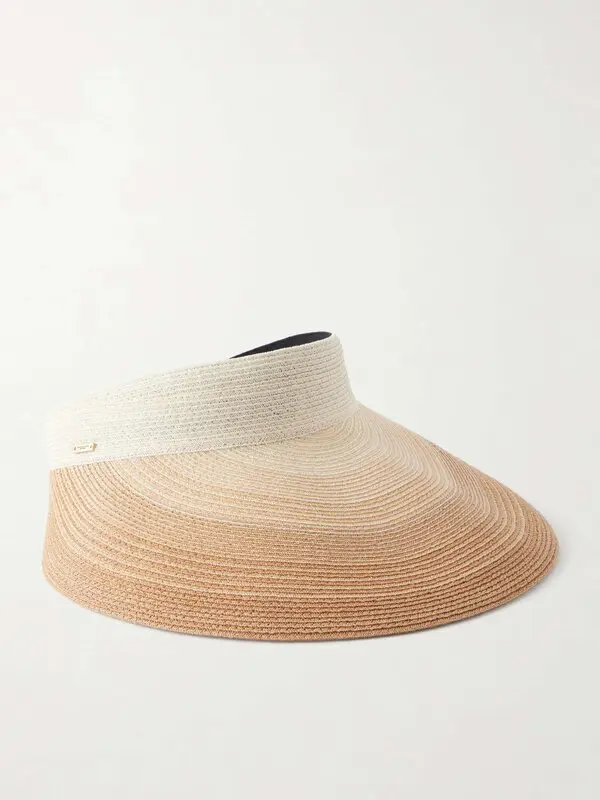 Eugenia Kim Trixie Hemp-blend Visor - Beige