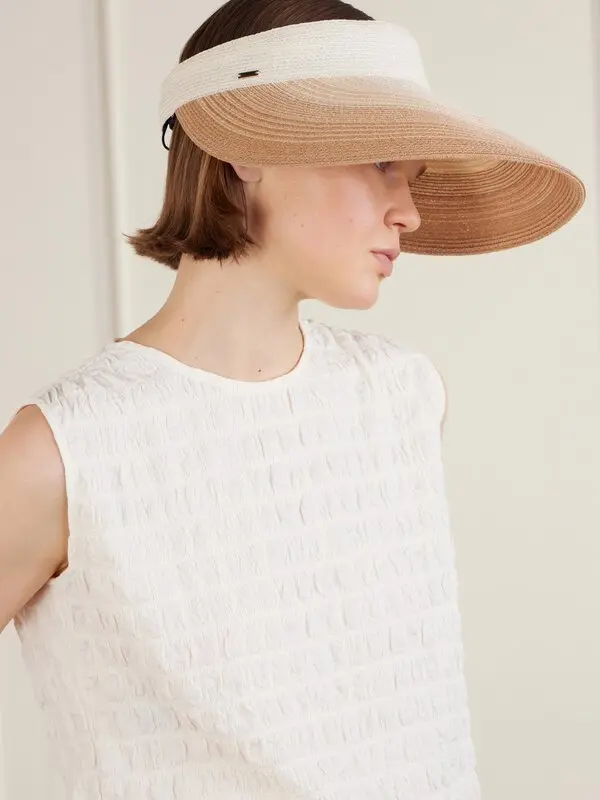 Eugenia Kim Trixie Hemp-blend Visor - Neutrals