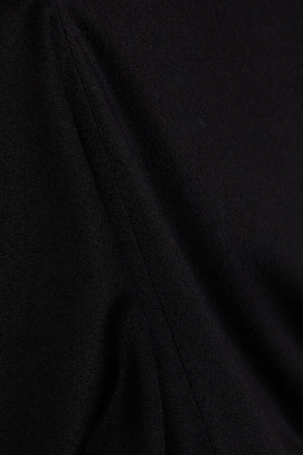 TOM FORD Cropped Silk-trimmed Satin-jersey Jumpsuit