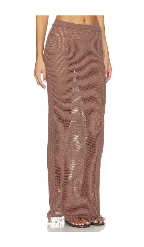 SNDYS. Crochet Maxi Skirt