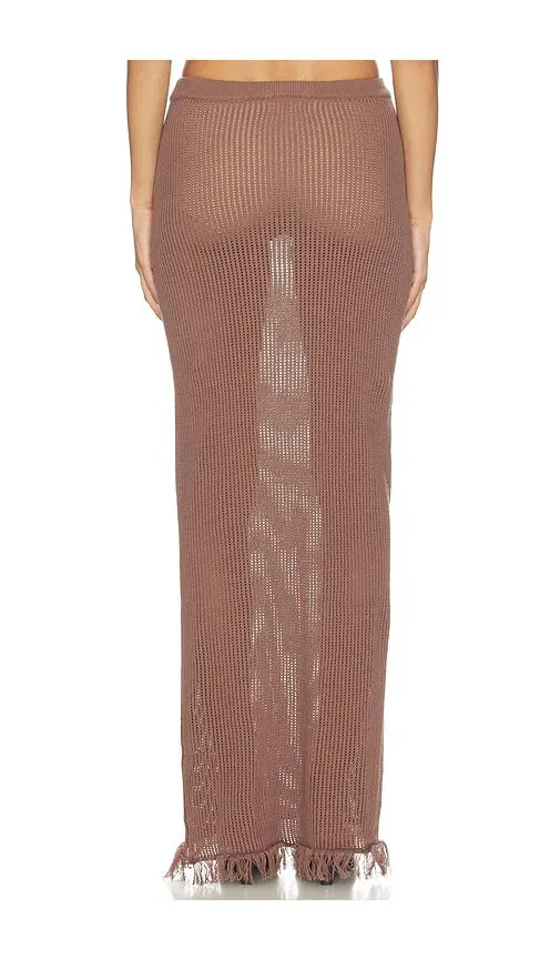SNDYS. Crochet Maxi Skirt
