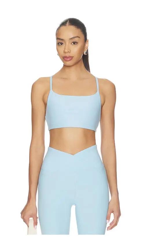 Year Of Ours Stretch Studio Bralette In Baby Blue - Sky