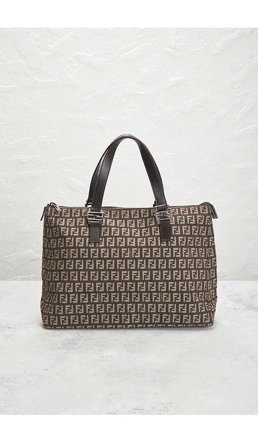 Undefined Fendi Zucchino Tote Bag
