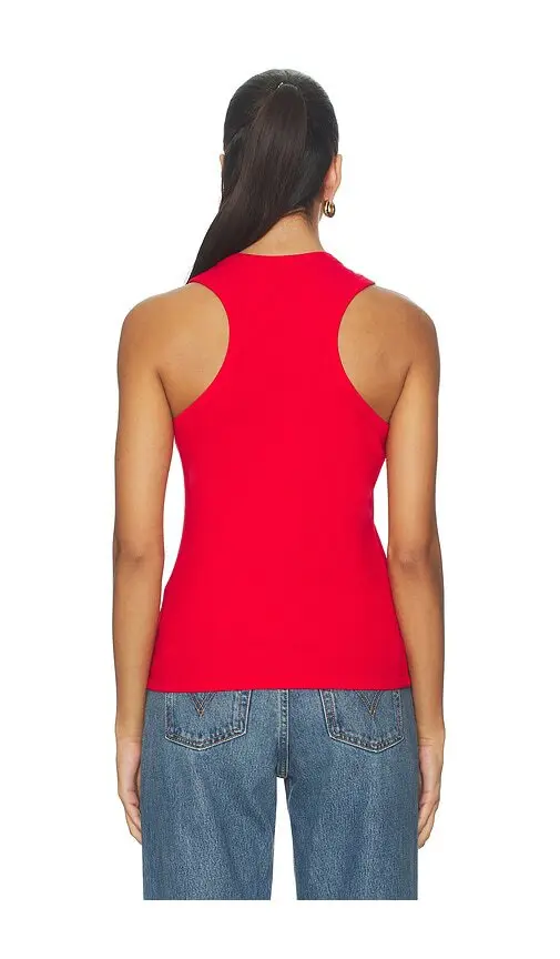 Terez X Phillies Scoop Neck Rib Tank Top - Red