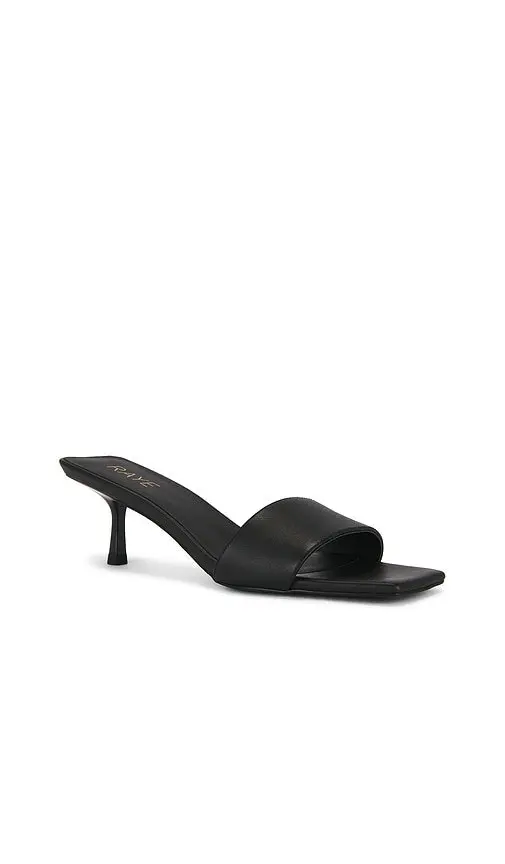 Raye Isabelline Square Toe Kitten Heel Sandals
