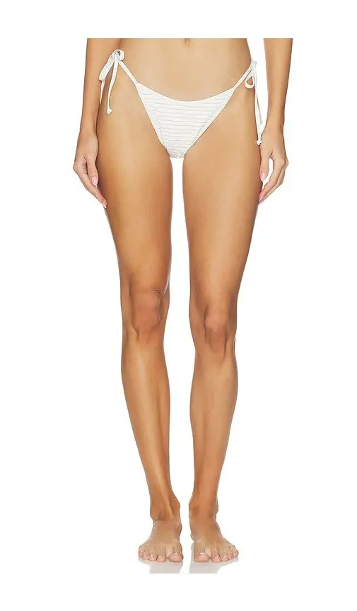 L*Space Lurex Pucker Levy Bottom - White