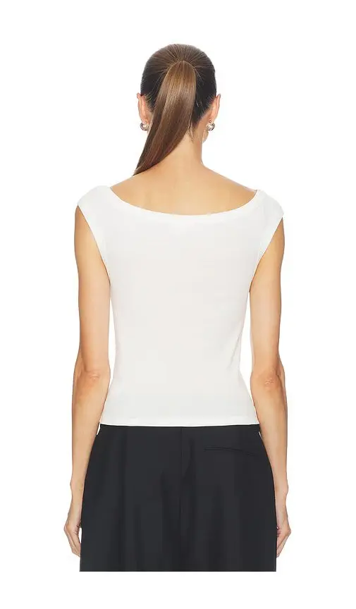 ST. AGNI Organic Cotton Off Shoulder Top