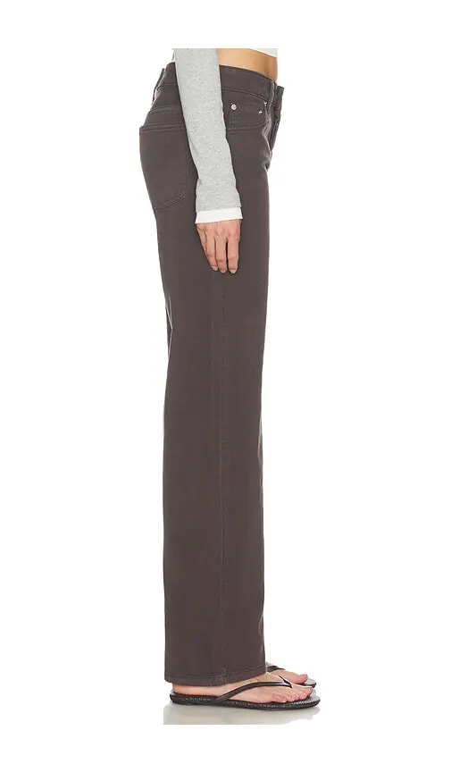 ST. AGNI 90s Low Rise Canvas Jeans