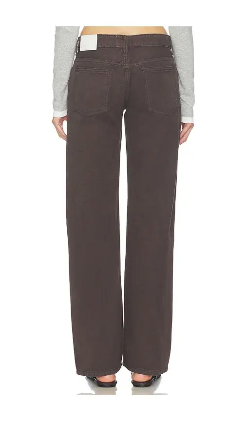 ST. AGNI 90s Low Rise Canvas Jeans