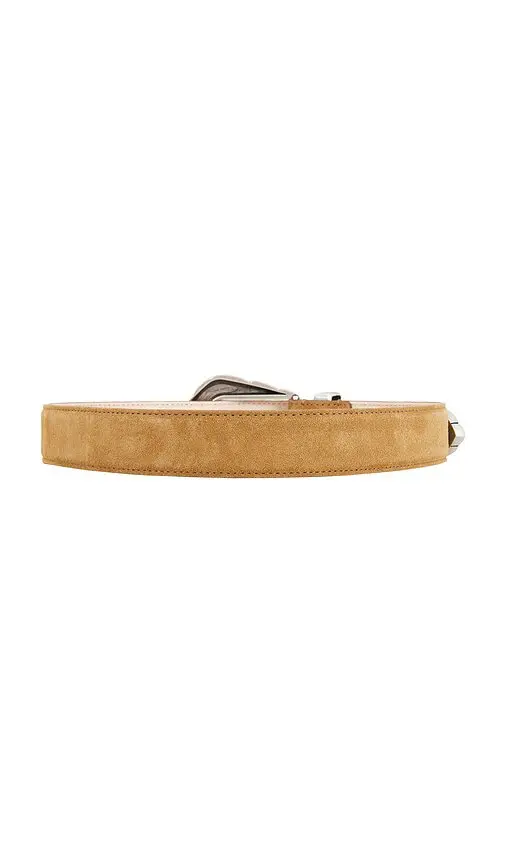 IRO PARIS Embella Suede Belt - Sand
