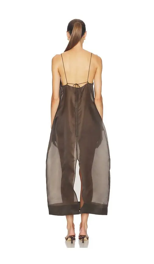 RÓHE Sheer Bustier Volume Dress