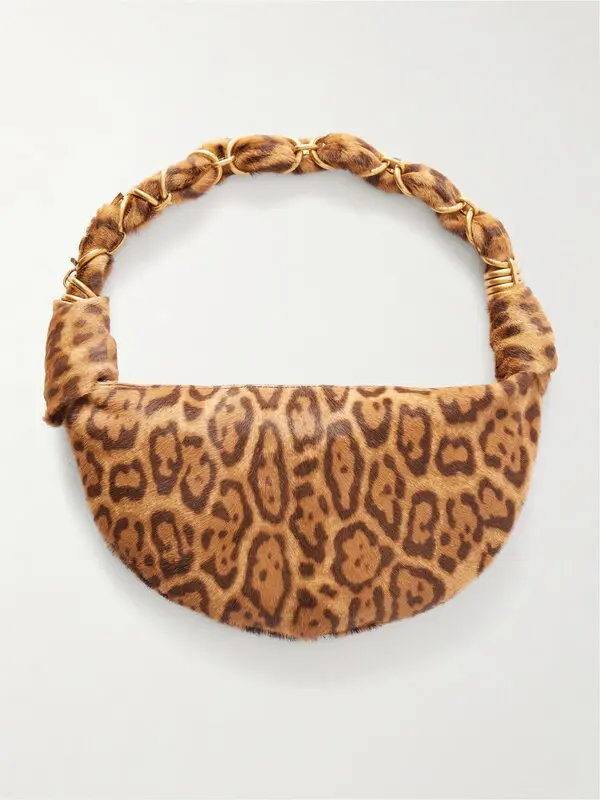Saint Laurent Amalia Mini Leopard-print Shoulder Bag - Animal Print
