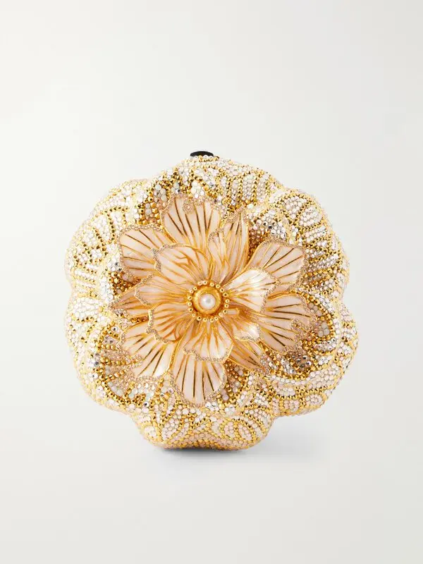 Judith Leiber Magnolia Clutch - Yellow