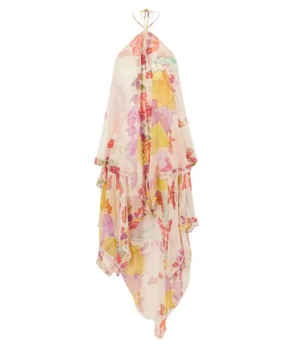 DONDE ESTEBAN Flores Ruffled Maxi Dress - Multi