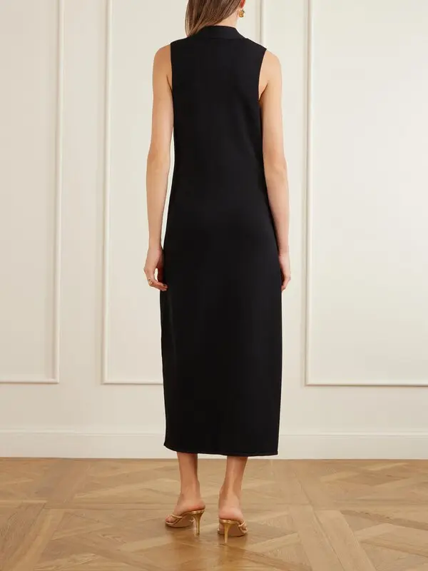 Altuzarra Axia Knitted Maxi Dress - Black