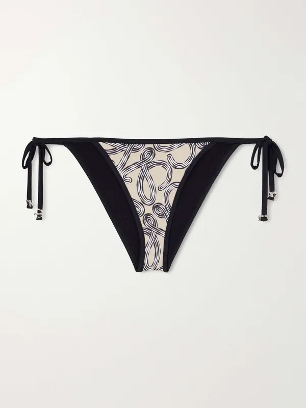 Loewe Printed Bikini Bottoms - Beige