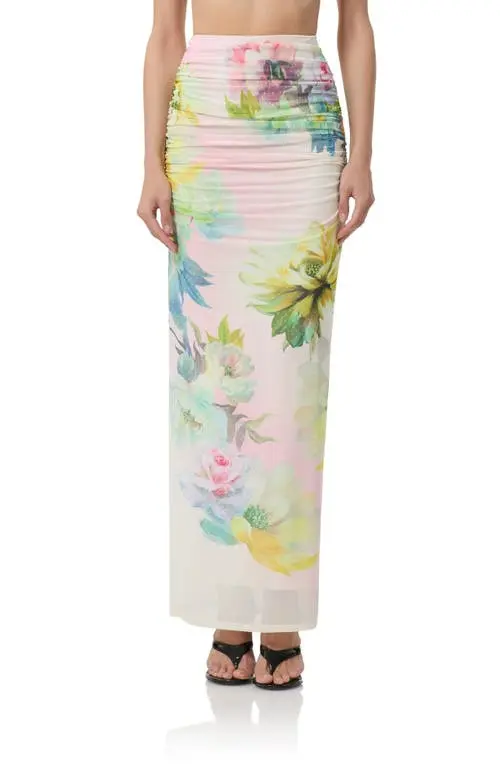 AFRM Bevin Floral Print Maxi Skirt - Growing Roses