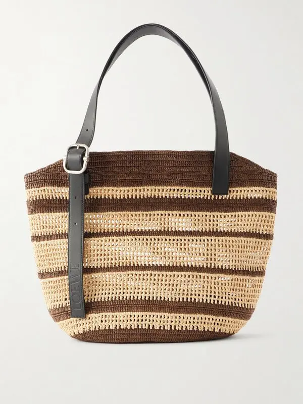 Loewe Paula's Ibiza Loop Basket Raffia Tote - Neutrals